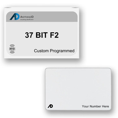 AnythingID PVC Prox Cards | 37 BIT F2 (Pack of 25) - ProxCards