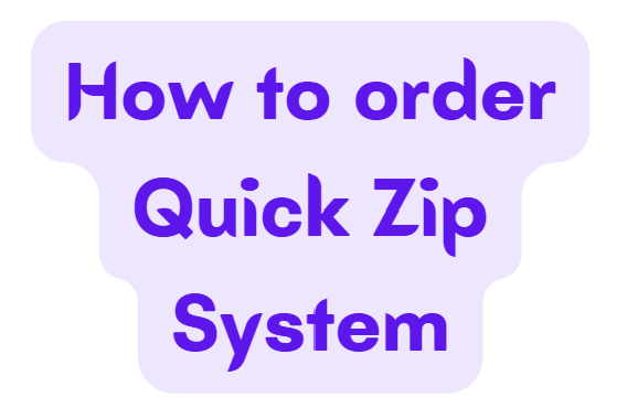 Quick Zip System - How to order - Start here - The Quilting Connection ...