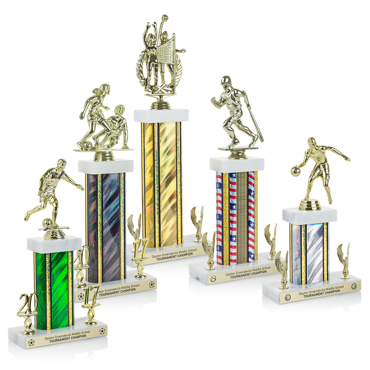 Champion Series Trophies (5 Sizes) - Trophy Awards Manufacturing