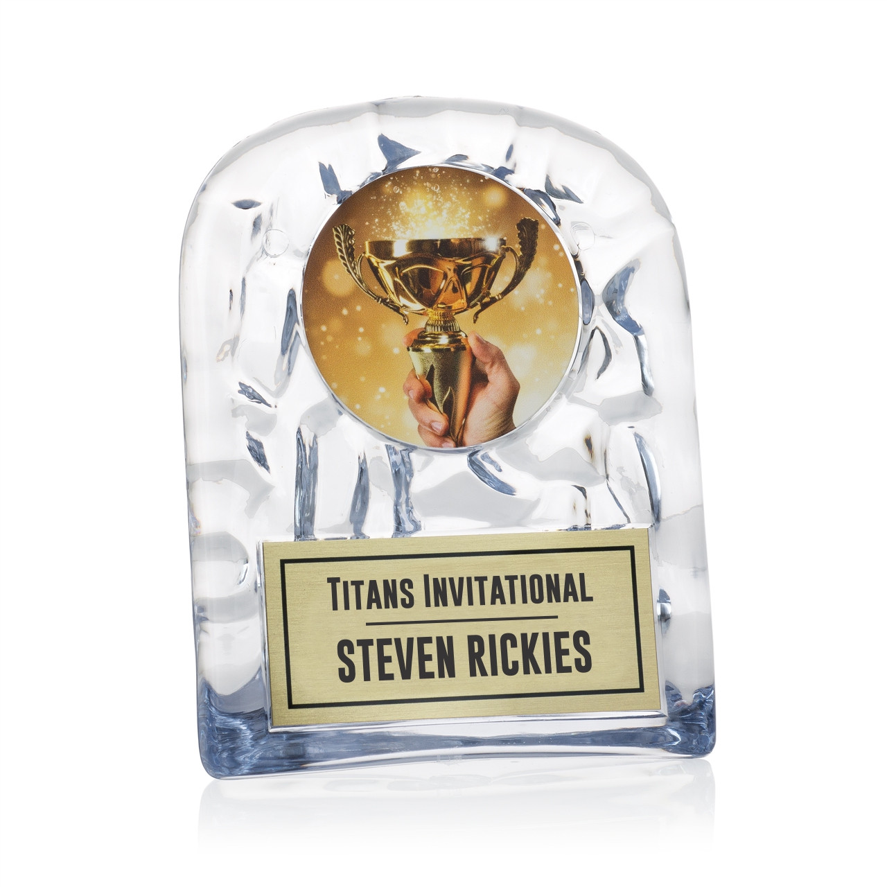 Arch Acrylic Ice Trophies - Trophy Awards Manufacturing