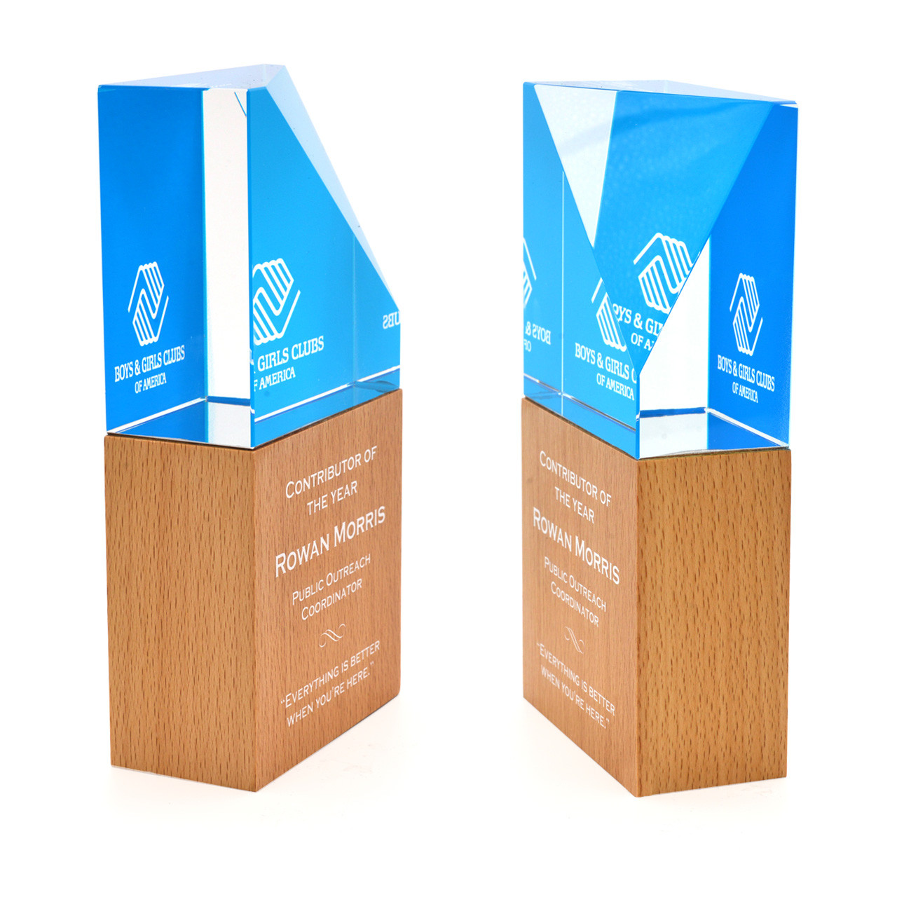 Cut Timber - Trophy Awards Manufacturing