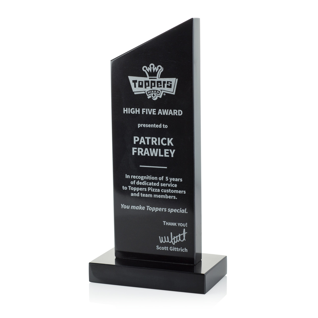 Marble Viewpoint Award - Trophy Awards Manufacturing
