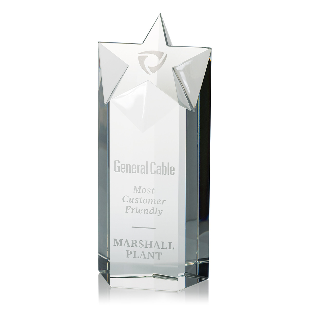 Stellar Optical Crystal Award 7 Inch - Trophy Awards Manufacturing