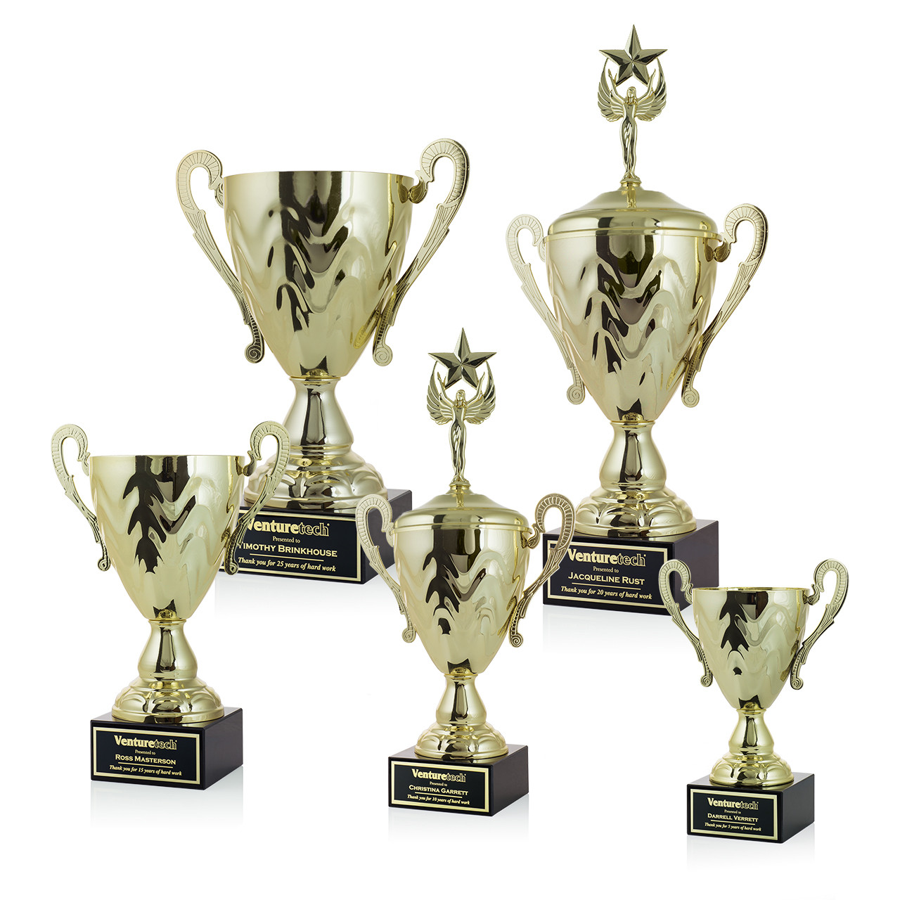 Gold Metal Cup Trophies - Trophy Awards Manufacturing