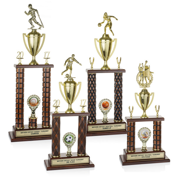 Olympic Plus Series Trophies - Trophy Awards Manufacturing