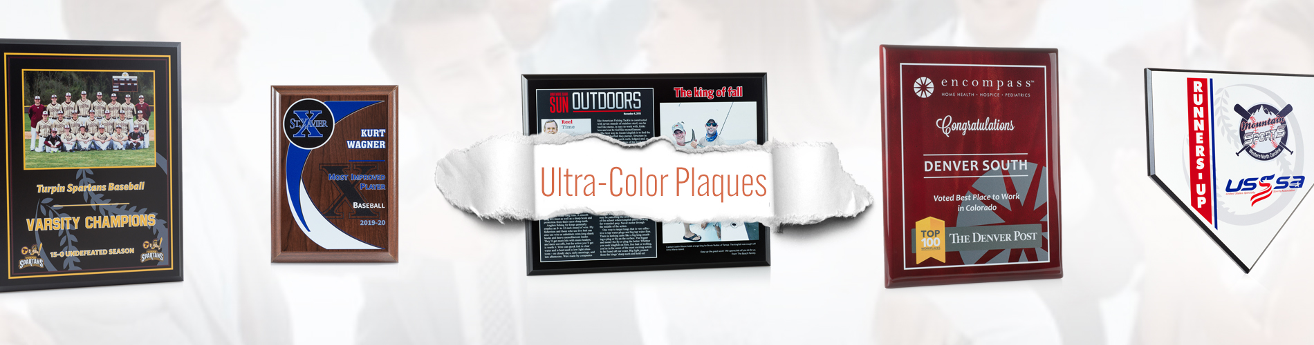 PLAQUES - Ultra-Color Plaques - Trophy Awards Manufacturing