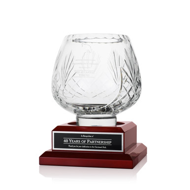 Esteem Crystal Award Bowls - Trophy Awards Manufacturing