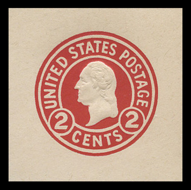 USA Scott # U 429h, 1915-32 2c Washington, Scott Die U93, carmine on ...