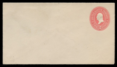 USA Scott # U 362/03, UPSS #1226/13 1899 2c Washington, Die 2, carmine ...