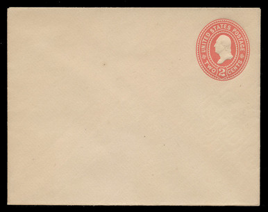 USA Scott # U 362/14, UPSS #1245/13 1899 2c Washington, Die 2, carmine ...