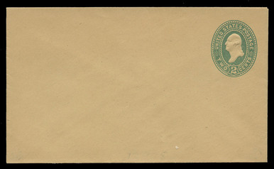 USA Scott # U 315/07, UPSS #998/08 1887-94 2c Washington, Die 2, green ...