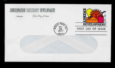 U.S. Scott #U585 13c Energy Development WINDOW Envelope First Day Cover ...