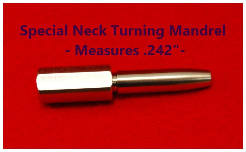 Special Neck Turning Mandrel .242" - PMA Tool