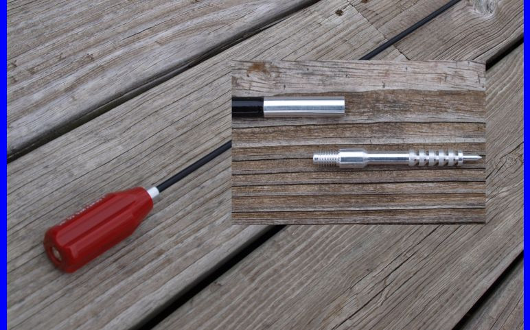 22 - 26cal x 44" Dewey Copper Eliminator Cleaning Rod - PMA Tool