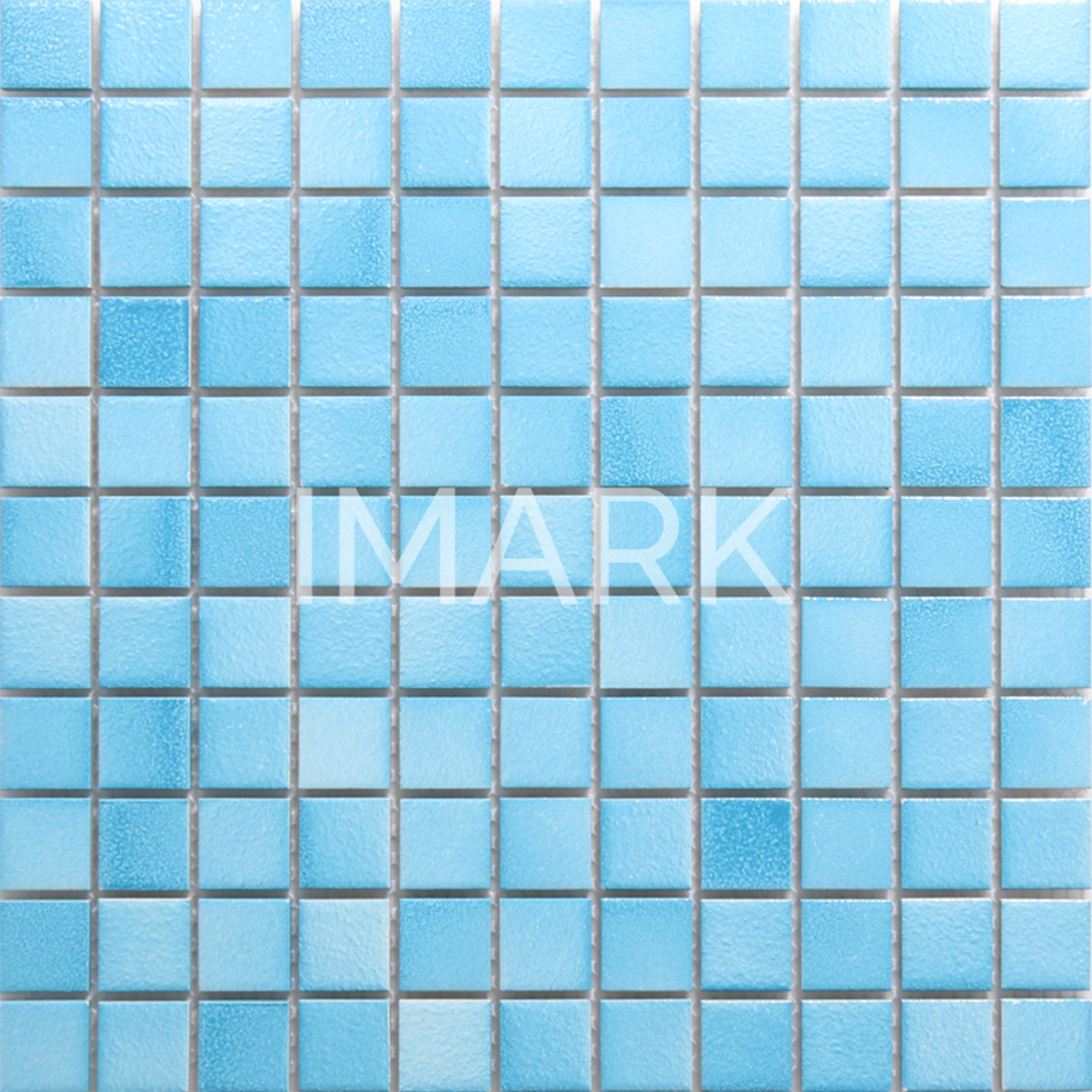Ocean Blue Pebble Iridescent Glass Mosaic Tile For Swimming Pool