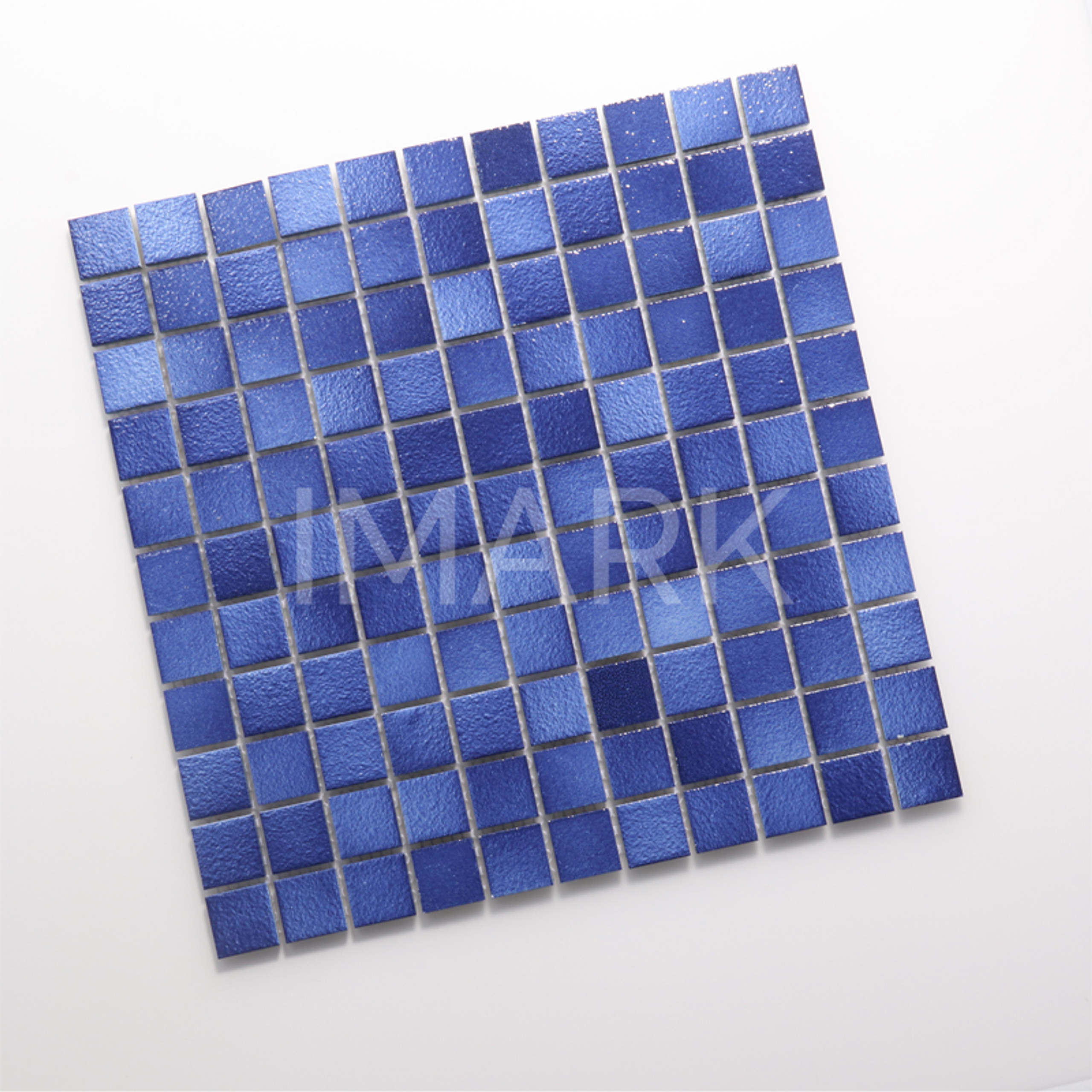 Iridescent Aqua Blue Pebble Glass Mosaic Swimming Pool Tile Gpl101