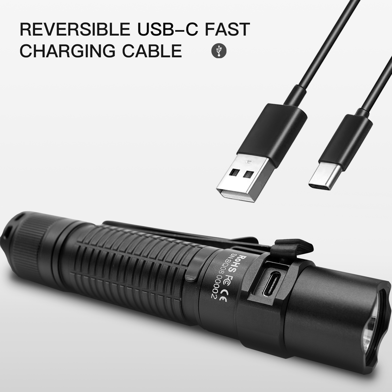 ThruNite TT20 Tactical 2526 Lumen Dual-Switch Rechargeable Torch - LiteShop