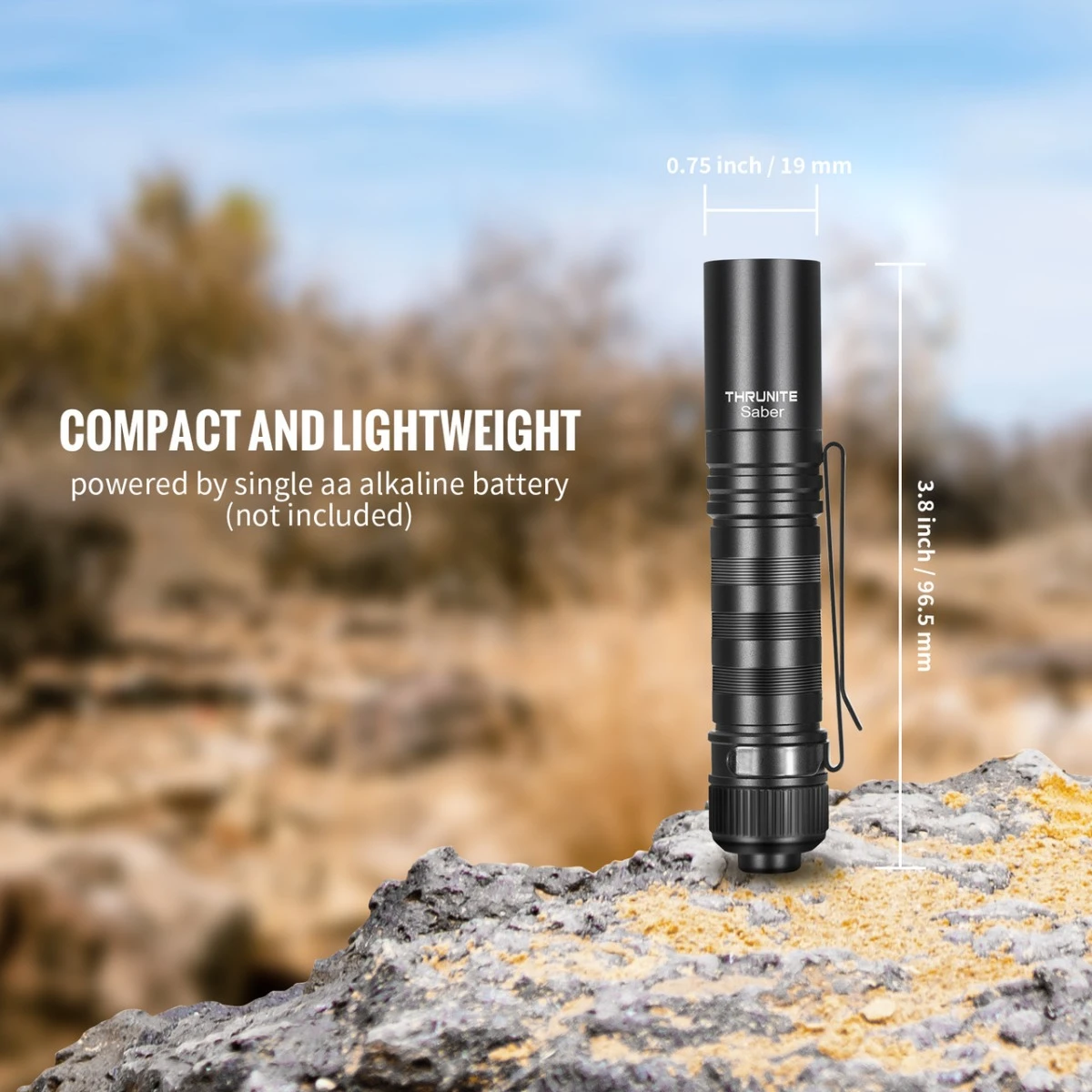 ThruNite Saber Mini 659 Lumen EDC pocket torch