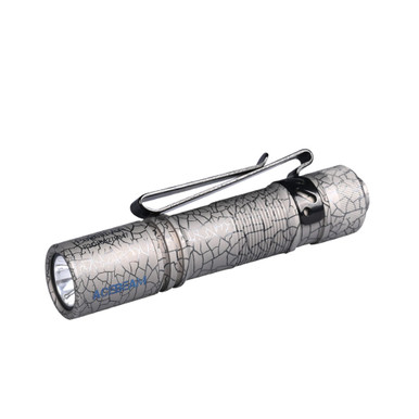 AceBeam Pokelit AA Titanium Cracked Grey high CRI 500 lumen EDC torch ...