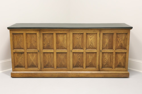 SOLD - HENREDON Mediterranean Style Slate Top Buffet Credenza - Boyd's ...