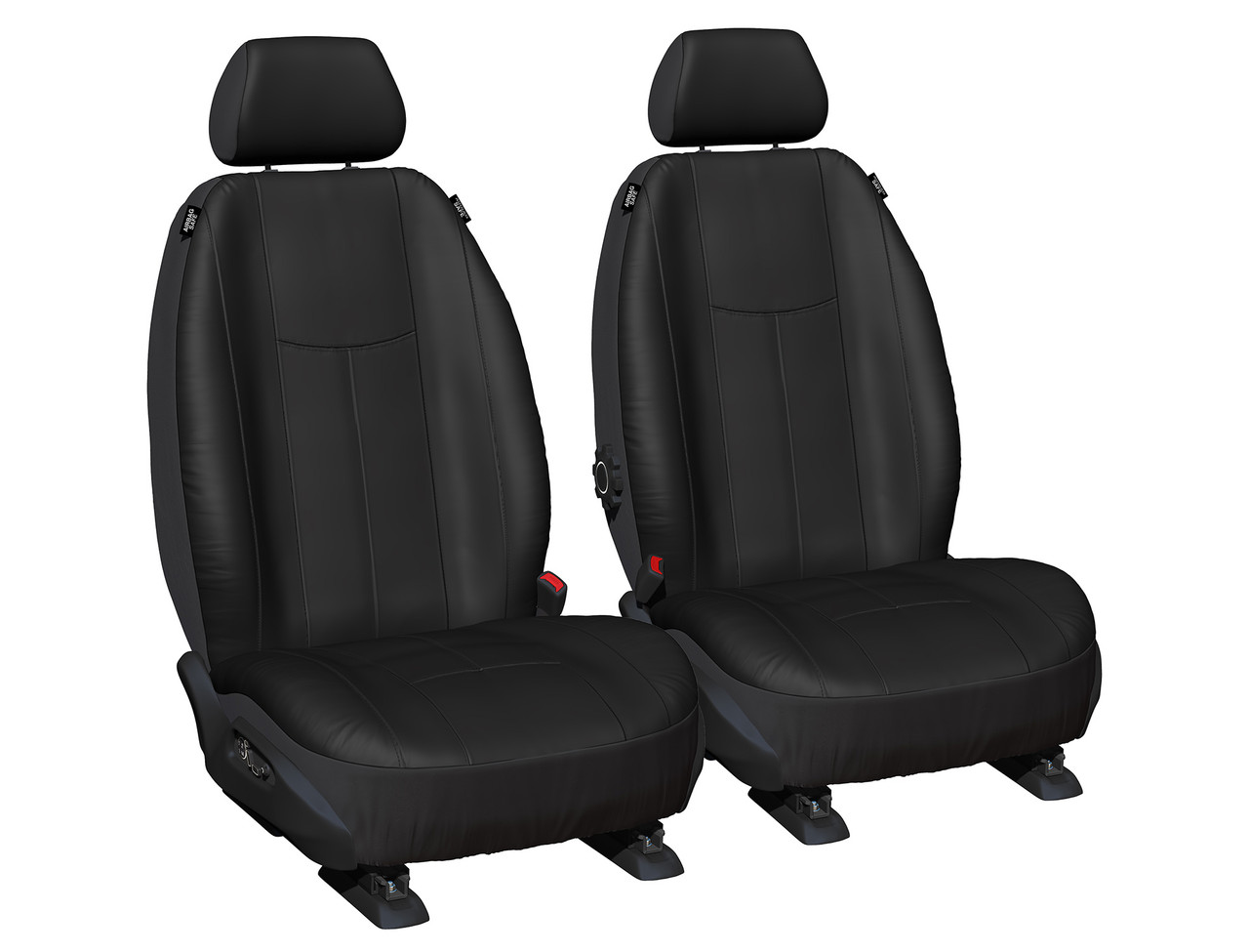 Toyota Camry Seat Covers Empire Leather Look Black Front Row 2017 - 2024