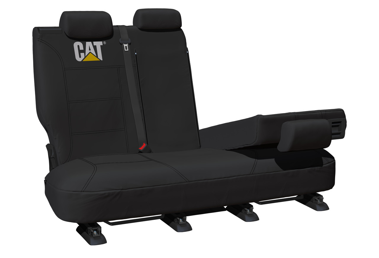 Caterpillar CAT Neoprene Black-Black Custom Made Car Seat Covers - Made ...