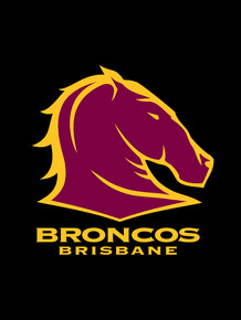 NRL Brisbane Broncos Car Number Plate Frame - NRL Licensed