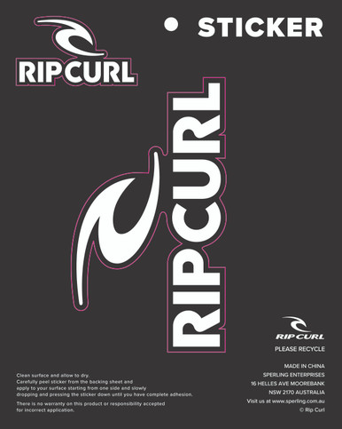 Rip Curl Logo Car Sticker