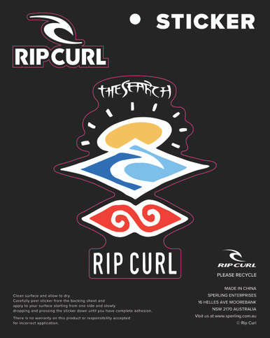 Rip Curl The Search Car Sticker