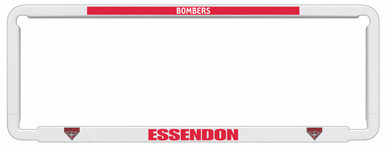 AFL Essendon Bombers Car Number Plate Frame - AFL Licensed