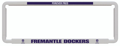 AFL Freemantle Dockers Car Number Plate Frame - AFL Licensed