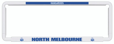AFL North Melbourne Kangaroos Car Number Plate Frame - AFL Licensed