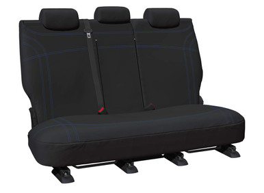Getaway Neoprene Rear Row 2 Black - Blue Stitch Seat Covers fits Jolion ...