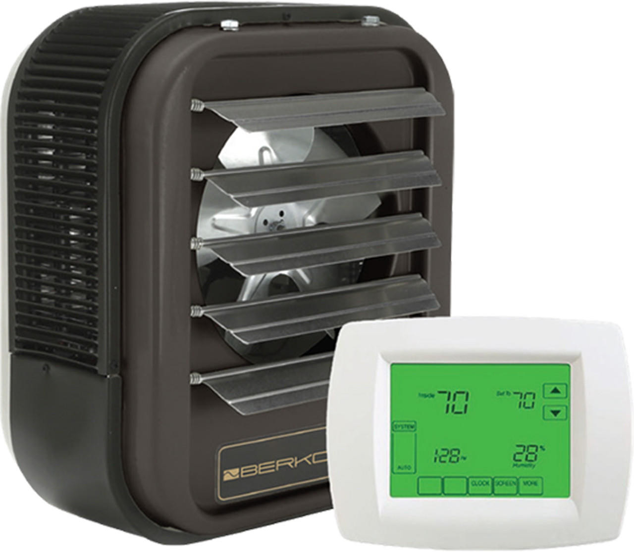 Berko Huhaa520 Pro Ssp Electric Unit Heater With Smartseries Thermostat