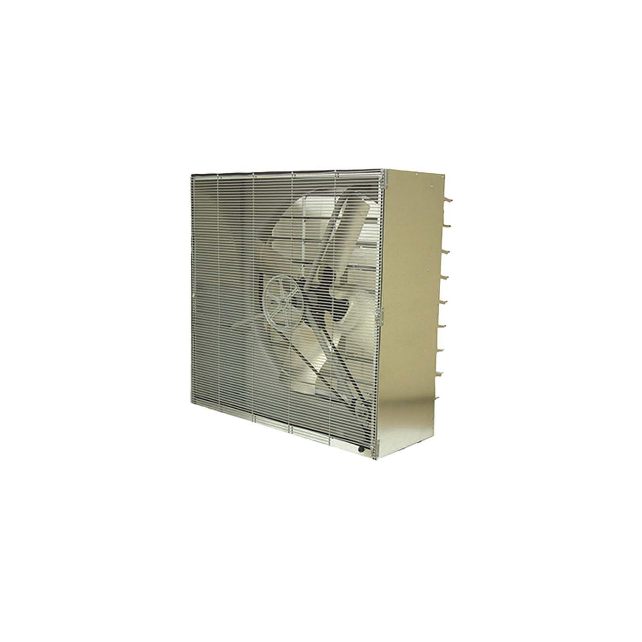 TPI CBT-24B 24 Inch Cabinet Belt Drive Exhaust Fan With Shutters, 1/3 ...