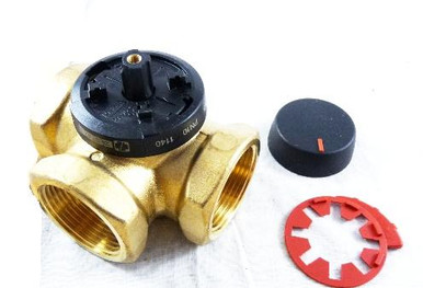 Danfoss 193B-1505 1 1/4" 3 Way Dzr Brass 18.7Cv