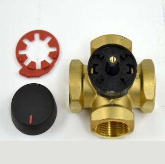 Danfoss 193B1535 Mixing & Diverting Valve 4-Way 1-1/2" 29.3Cv