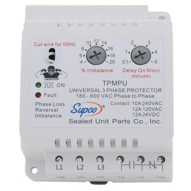 Supco TPMPU Univ 3 Phase Motor Protector