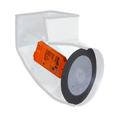 iO HVAC Controls RBD-07 7 Inch Round Retro Boot Damper