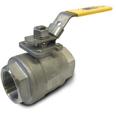 Flo-Tite T23-SS-FFG-L-040 1 1/2 Inch Ball Valve, NPT Ends, Fusion Series