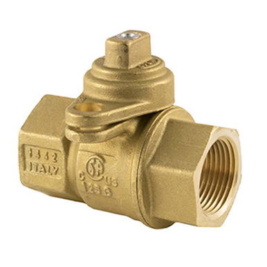 Jomar Valve 242-005B 1 Inch Utility Gas Ball Valve, Full Port, Lockwing ...