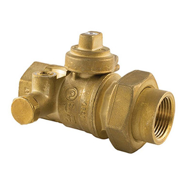 Jomar Valve 244-105B 1 Inch Utility Gas Ball Valve, Full Port, Lockwing ...