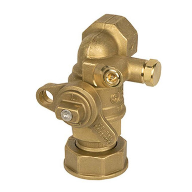 Jomar Valve 245-005BA 1 Inch x 20LT Utility Gas Ball Valve, Angle, Full ...