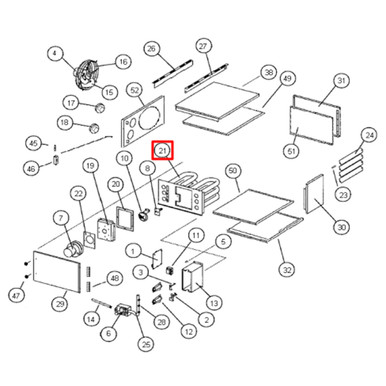 ADP Advanced Distributor Products 176700054 Heat Exchanger Assembly