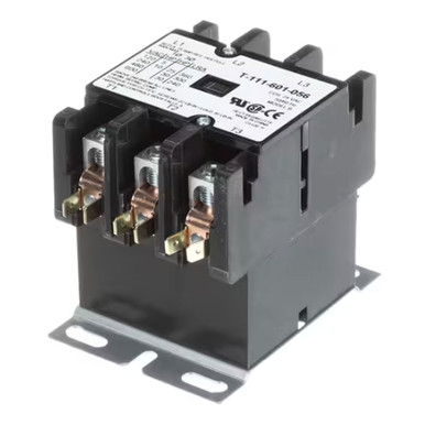 Carrier T111601056 3 Pole, 60 Fla, 24 Vac, 50/60 Hz Coil, Contactor