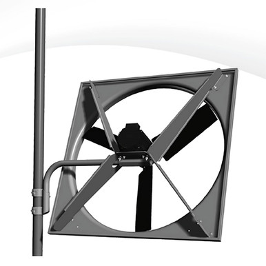 J&D Manufacturing VRSBRPR3X-PM Round Column Mount Bracket For PM Panel ...