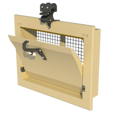 J&D Manufacturing TPI-1800-VFG-C-Y TPI Polytechnics Wall Inlet, Bi ...