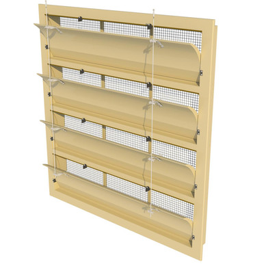 J&D Manufacturing TPI-6000-VFG-4-C-Y TPI Polytechnics Wall Inlet, Bi ...