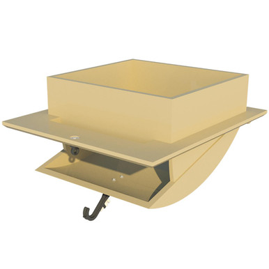 J&D Manufacturing TPI-160-P-C-Y TPI Polytechnics Ceiling Inlet, Uni ...