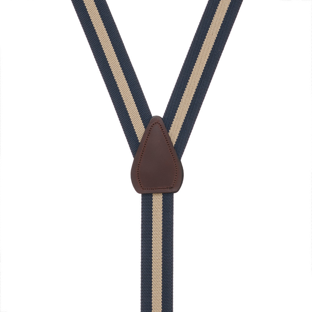 Clip Suspenders, 1-inch Striped | SuspenderStore
